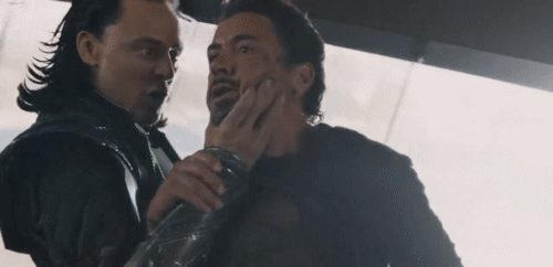 Loki the avengers tony stark GIF - Find on GIFER
