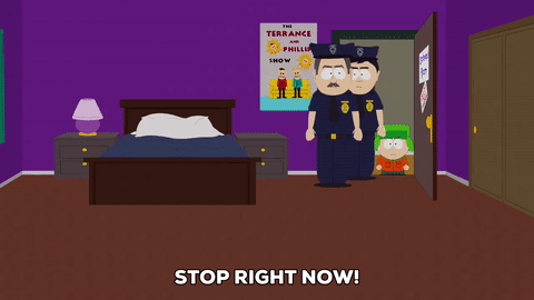 GIF eric cartman kyle broflovski talking - animated GIF on GIFER