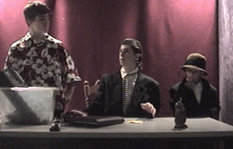 Watching sitting pointing GIF - Find on GIFER