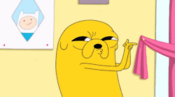 Adventure Time Jake Scream Gif