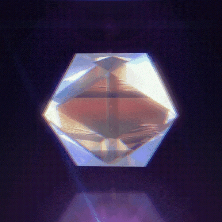 GIF crystal psychedelic transparent - animated GIF on GIFER
