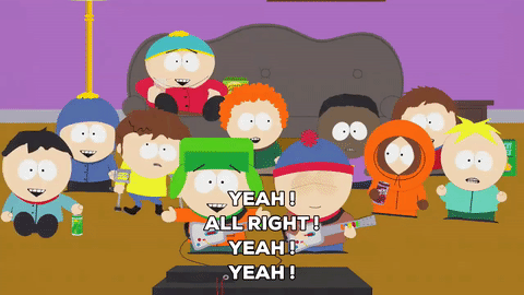GIF dancing party eric cartman - animated GIF on GIFER
