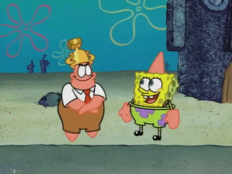 Big pink loser spongebob squarepants season 2 GIF - Find on GIFER