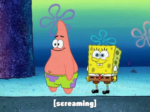 Patrick Screaming Spongebob