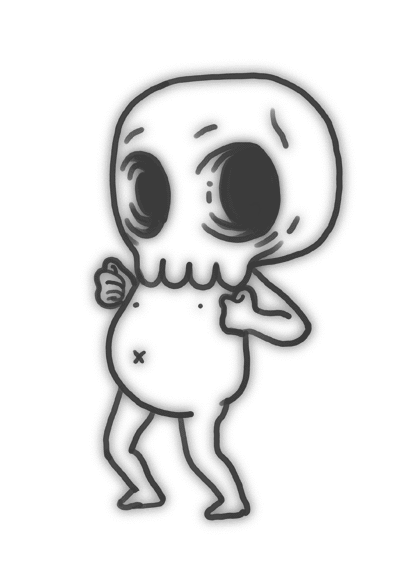 GIF baila craneo calavera - GIF animado en GIFER