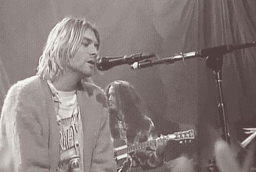 GIF kurt cobain - animated GIF on GIFER