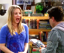 Kaley cuoco the big bang theory stephanie hunt GIF - Find on GIFER