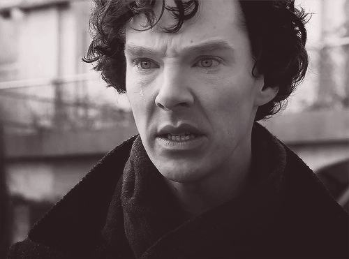 Sherlock Crying Gif