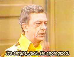 Threes company jack tripper janet wood GIF - Find on GIFER