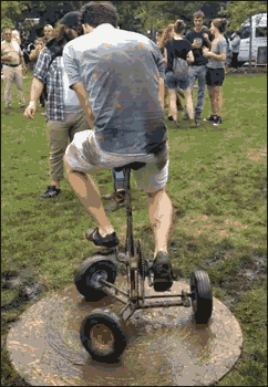 GIF cai cair bicicleta - GIF animado em GIFER