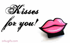 GIF kisses - animated GIF on GIFER