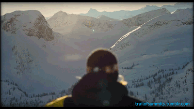 Snow mountain nature GIF - Find on GIFER