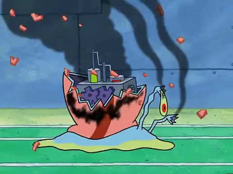 Spongebob Huilend Gezicht Gif