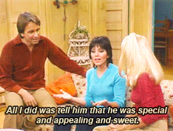 GIF threes company jack tripper janet wood - animated GIF on GIFER