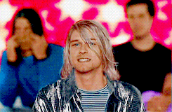 Kurt Cobain Smiling Gif
