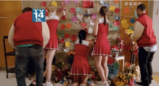 Glee cast GIF - Find on GIFER