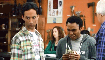 Troy x abed GIF - Find on GIFER