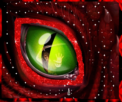 Gif De Ojos Rojos Brillantes Así Llueve En El Sol. Así Podría