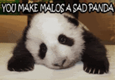 Sad panda GIF - Encontrar em GIFER