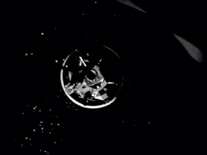Black and white vintage space GIF - Find on GIFER