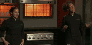 GIF yeah top chef paintingcircles - animated GIF on GIFER