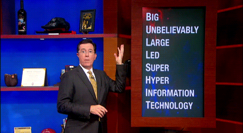 GIF television stephen colbert kittens - animated GIF on GIFER
