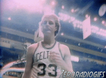 GIF larry bird sports vintage - animated GIF on GIFER