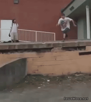 GIF fall fail - animated GIF on GIFER