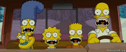 GIF homer scared simpsons - animated GIF on GIFER