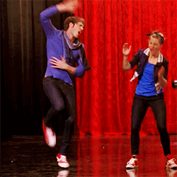 Blue glee GIF - Find on GIFER