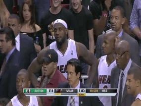 Beat the heat lebron james mys GIF - Find on GIFER