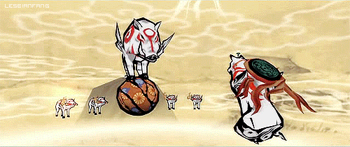 Гифка okami гиф картинка, скачать анимированный gif на GIFER