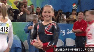 Gymnastics shawn johnson GIF - Find on GIFER