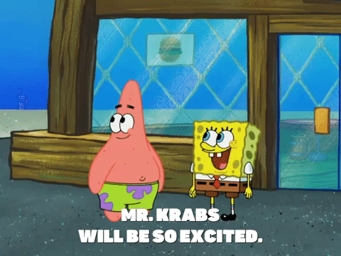 Super Excited Spongebob