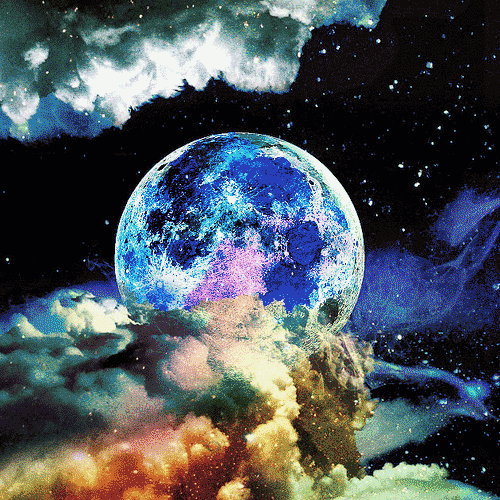 Psychedelic colorful earth GIF - Find on GIFER
