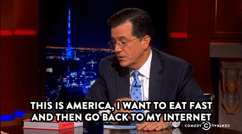 Television food stephen colbert GIF - Find on GIFER