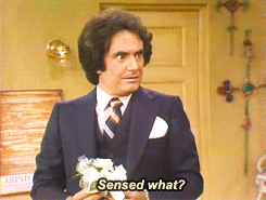 Threes company janet wood larry dallas GIF - Find on GIFER