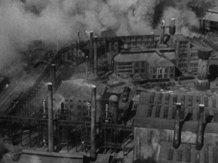 Black and white vintage explosion GIF - Find on GIFER