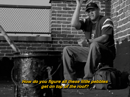 GIF black and white quote the wire - animated GIF on GIFER