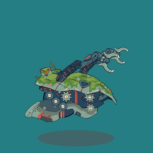 GIF animation illustration walk cycle - animated GIF on GIFER