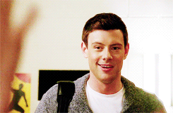 GIF smile glee finn hudson - animated GIF on GIFER