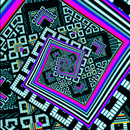 Psychedelic perfect loop rainbow GIF - Find on GIFER