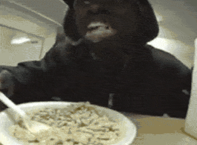 Crazy eating college GIF - Find on GIFER