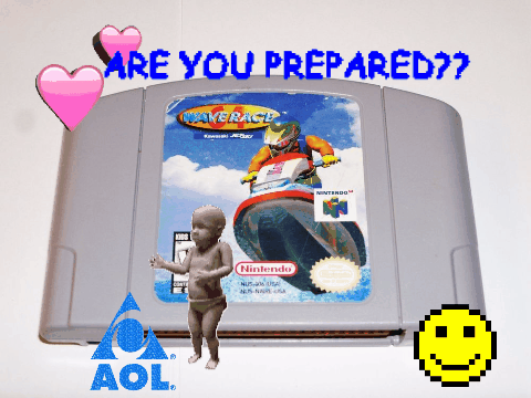 GIF nostalgia wave race - animated GIF on GIFER