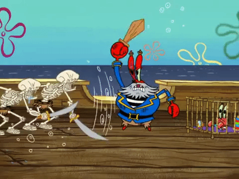 GIF grandpappy the pirate spongebob squarepants season 6 - animated GIF ...