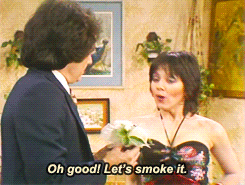 GIF threes company janet wood larry dallas - animated GIF on GIFER