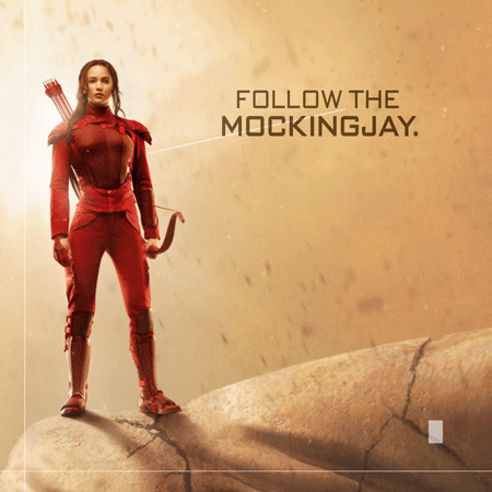 GIF mockingjay - animated GIF on GIFER