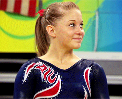 GIF gymnastics shawn johnson usa - animated GIF on GIFER