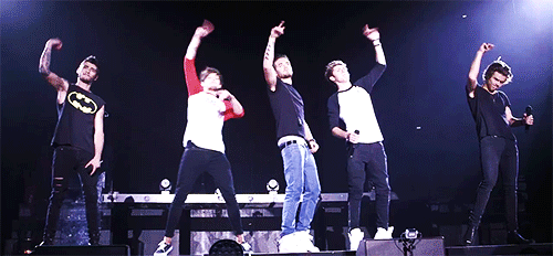 One Direction Waving Goodbye