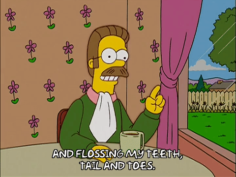Episode 5 season 14 ned flanders GIF - Find on GIFER